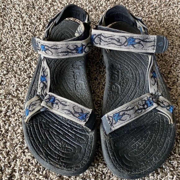 Teva | Shoes | Teva Mens Blue Gray Sandals | Poshmark